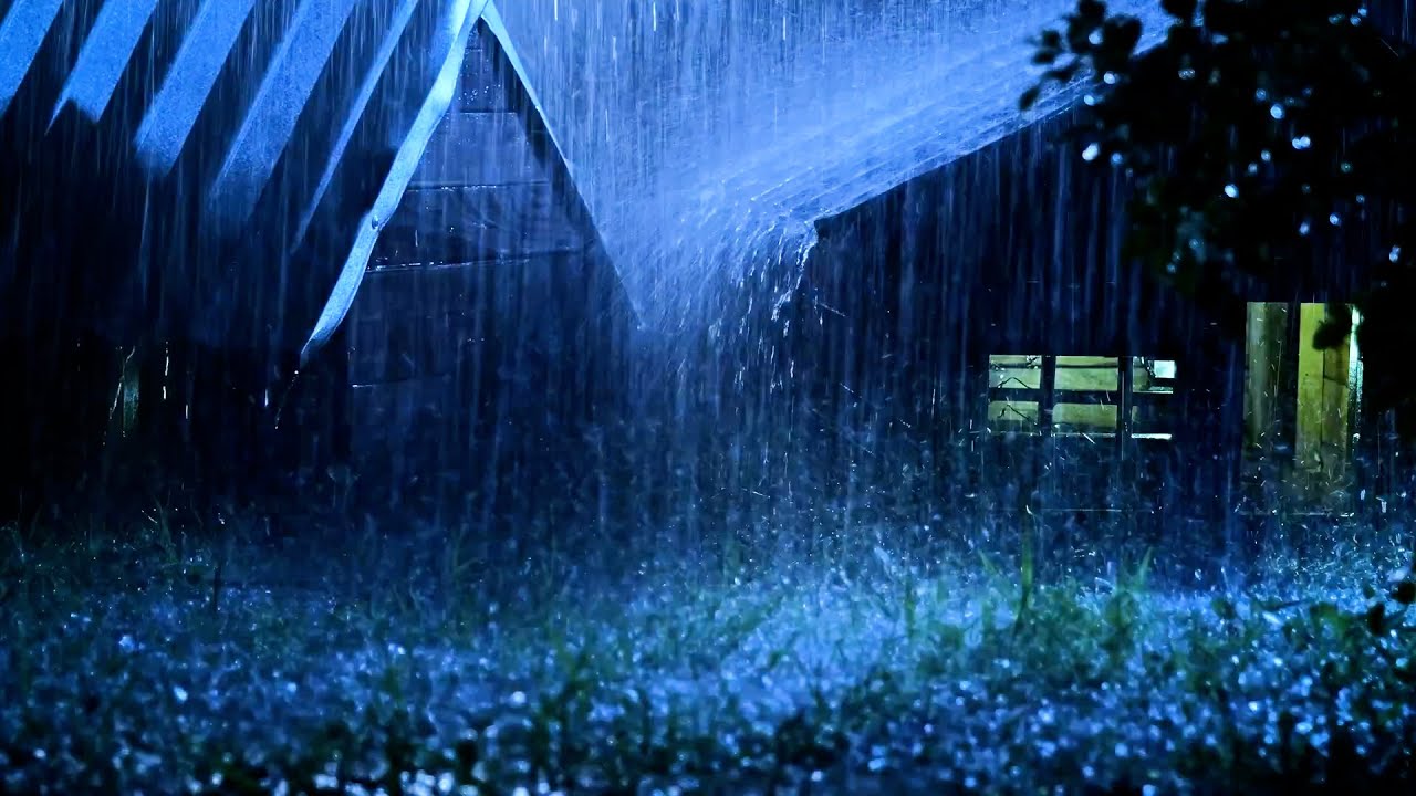 Dormi Bene in 3 Minuti con Pioggia Battente e Tuoni Lontani sul Tetto ...