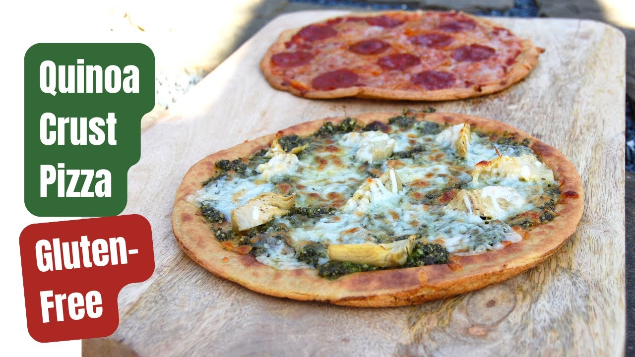 Quinoa Pizza Crust - Gluten Free Pizza Crust Recipe - YouTube
