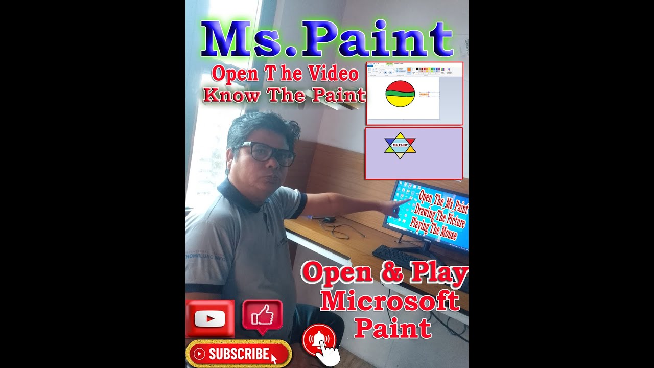 MS_ Paint, Open The MS Paint, How To Drawing The Picture In The Paint ...