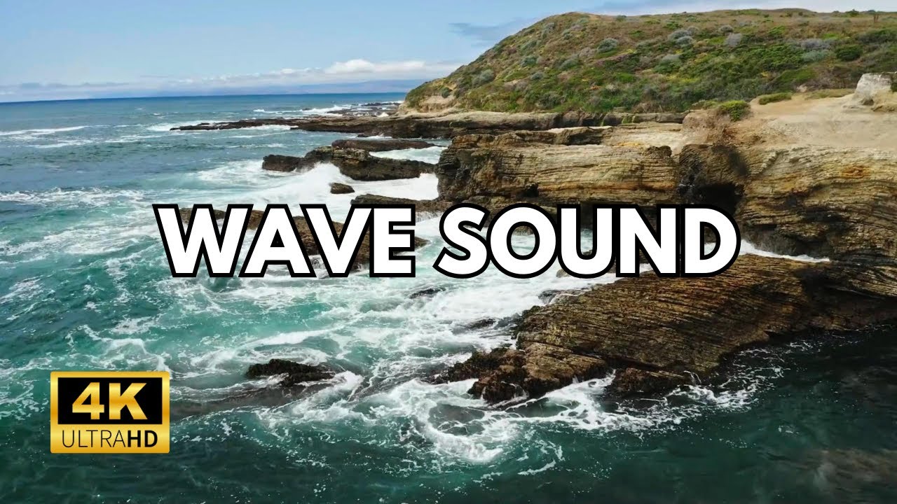 4K WAVE SOUND I THE MOST RELAXING WAVE&PIANO SOUND EVER • SOOTHING ...