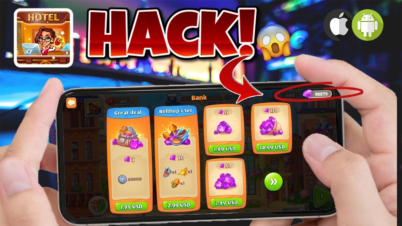 Grand Hotel Mania Hack Mod Get Free GEMS 2025 for Android & iOS - YouTube