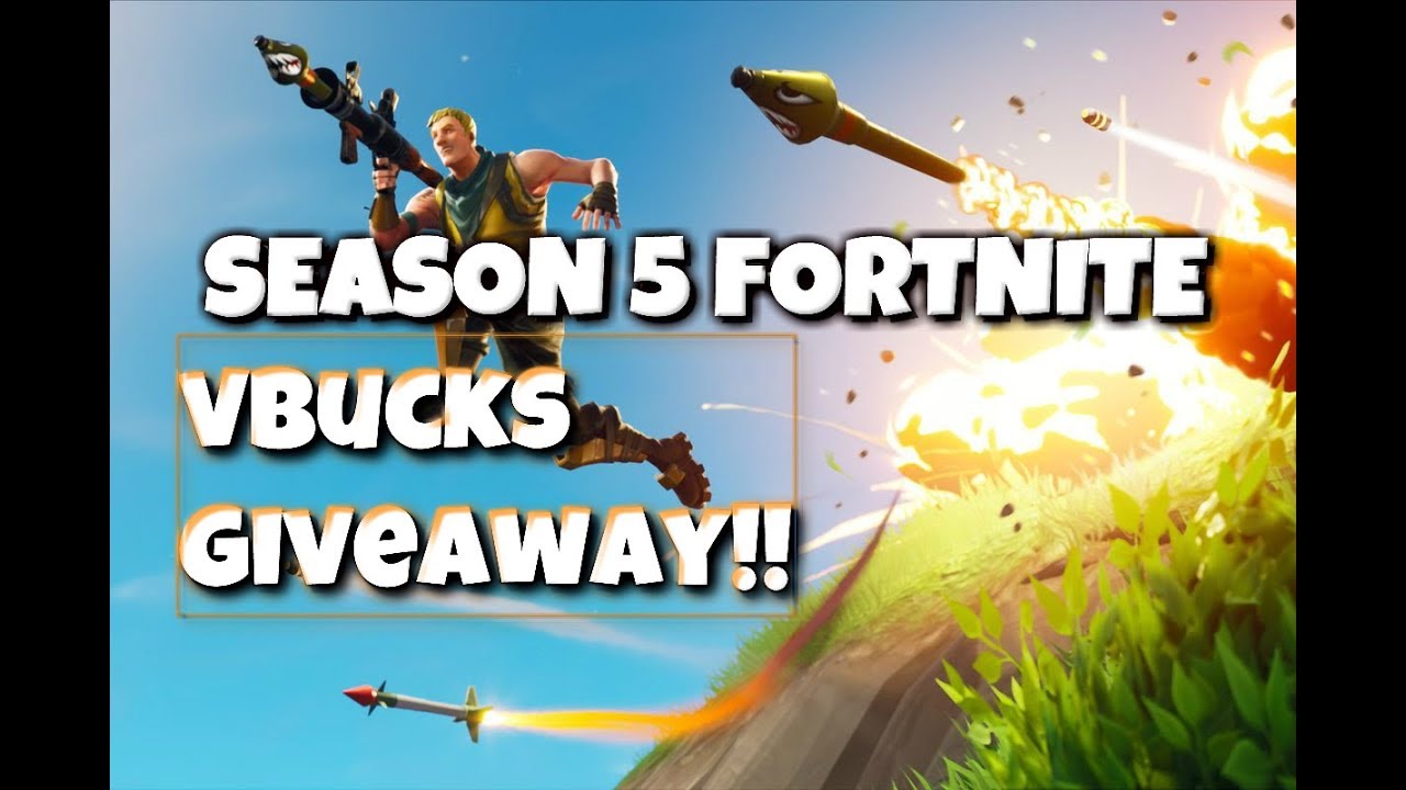 VBUCKS GIVEAWAY AT 300 SUBS!! - YouTube