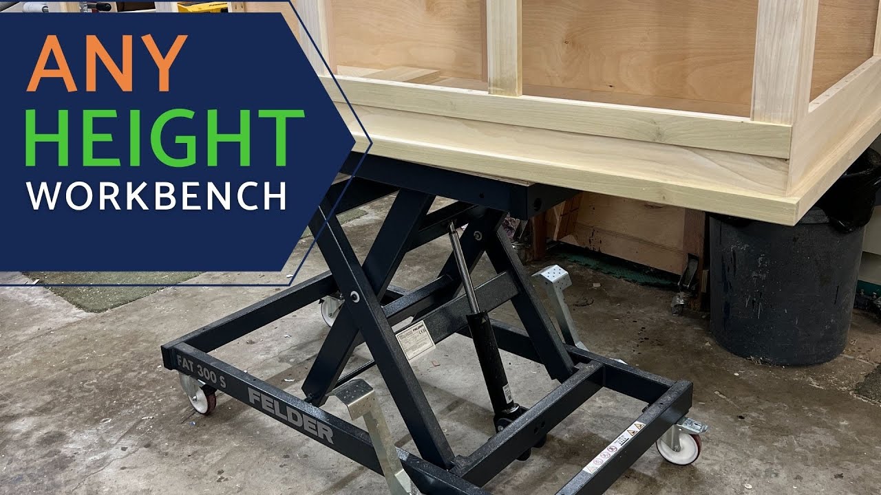 The Perfect Height Workbench | Felder FAT 300S Work Table - YouTube