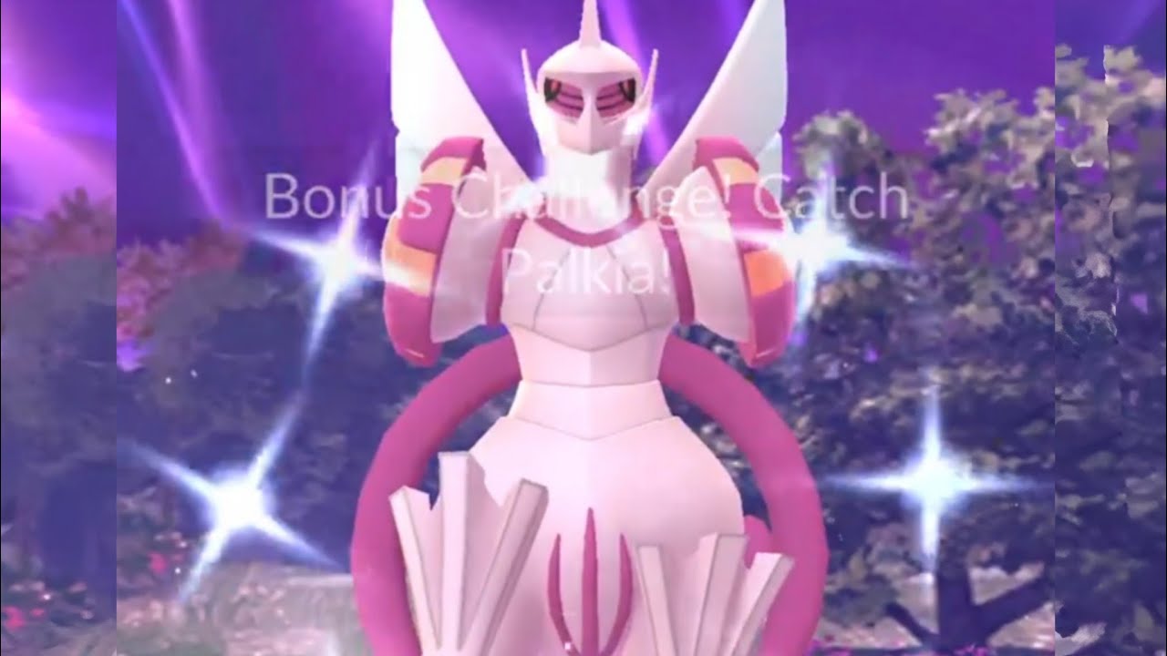 Catch shiny origin Palkia in Pokémon Go - YouTube