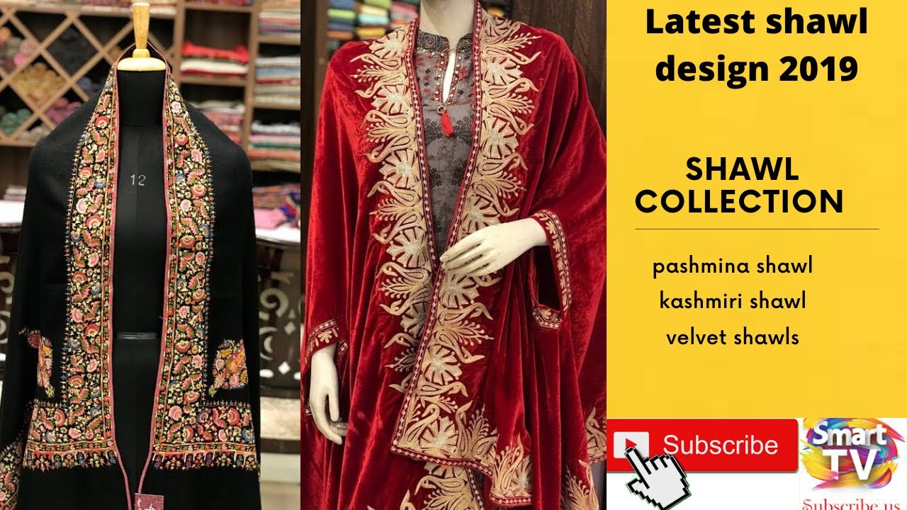 latest shawls designs 2019 - gorgeous & stylish upcoming season ...