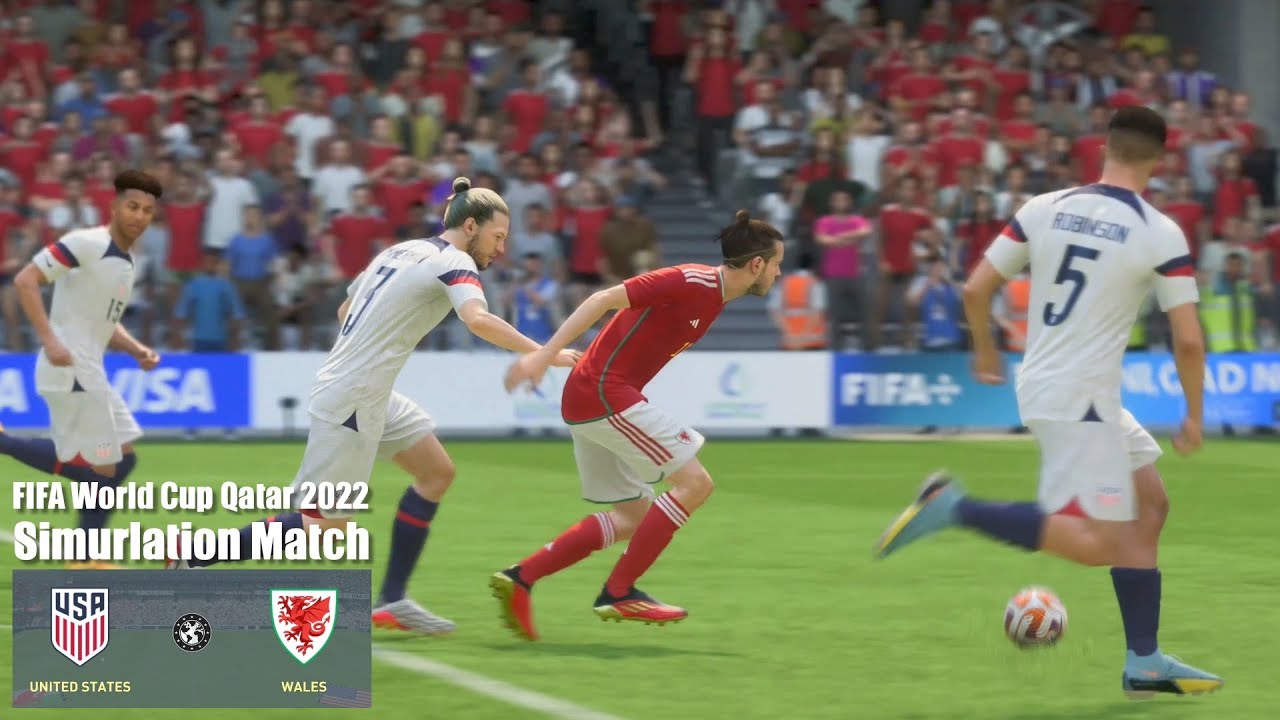【World Cup 2022】Simulation Match｜USA vs Wales｜FIFA 23 - YouTube