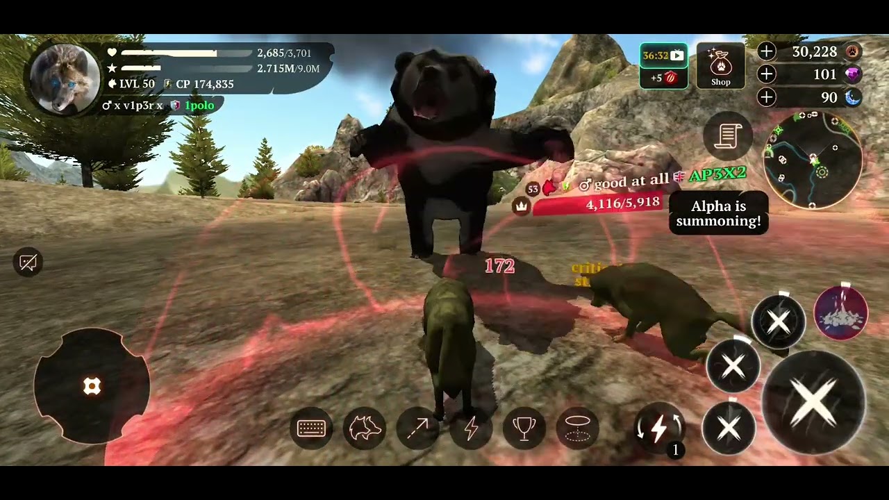 The Wolf Online Simulator: Sloth Bear Champion 🏆 - YouTube