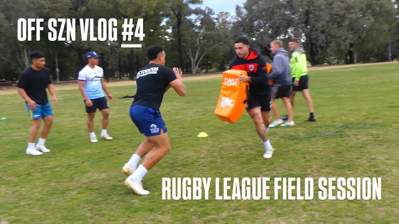 OFF SZN VLOG#4 || RUGBY LEAGUE FIELD SESSION - YouTube
