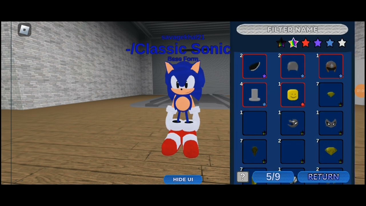 how to make classic sonic in sonic pulse rp - YouTube
