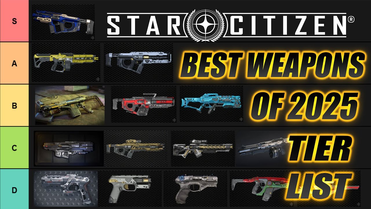 Top Weapons of 2025 so far Tier List - Star Citizen 4.0.1 - # ...