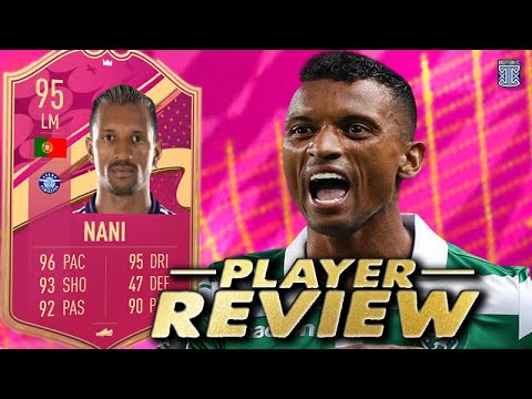 5⭐/5⭐ 95 PREMIUM FUTTIES NANI PLAYER REVIEW - UPGRADE SBC - FIFA 23 ...