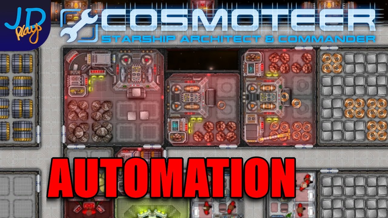 Automating the Factory Ship 🚀 COSMOTEER Ep4 🛸 Lets Play, Tutorial, Walkthrough - YouTube