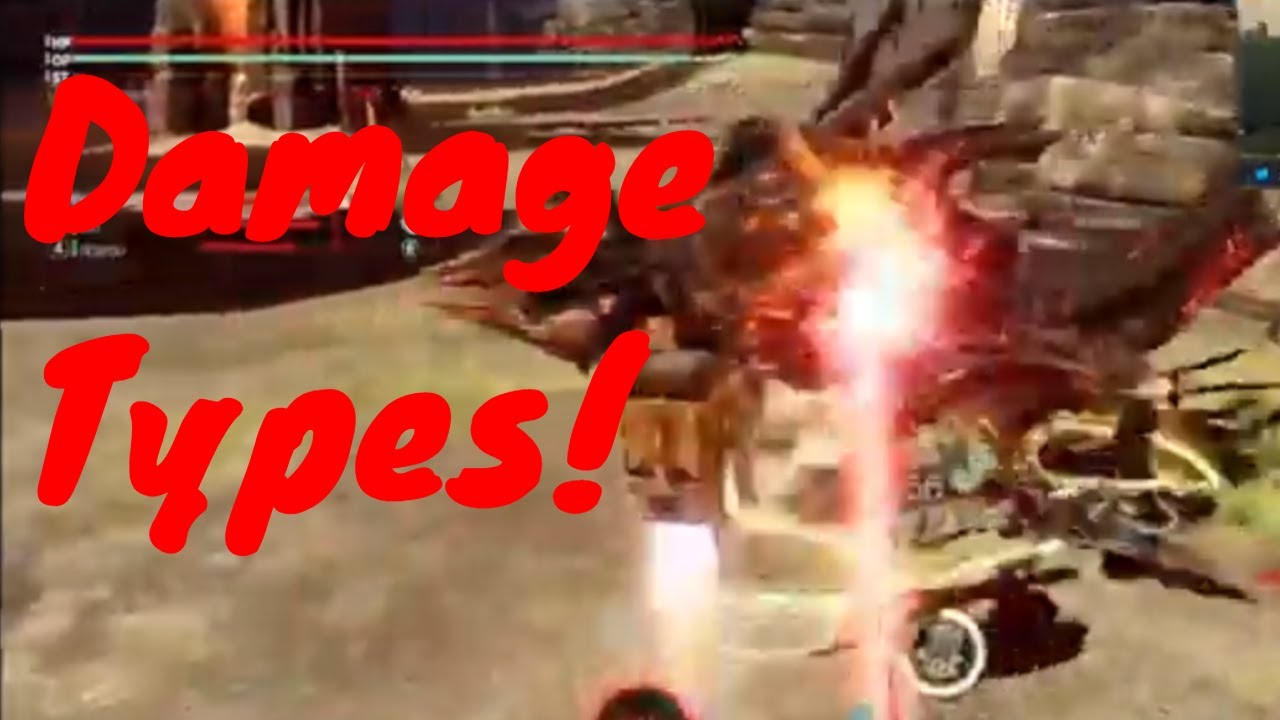 God Eater 3 - Types of Damage ( Slash, Crush, Pierce ) - YouTube