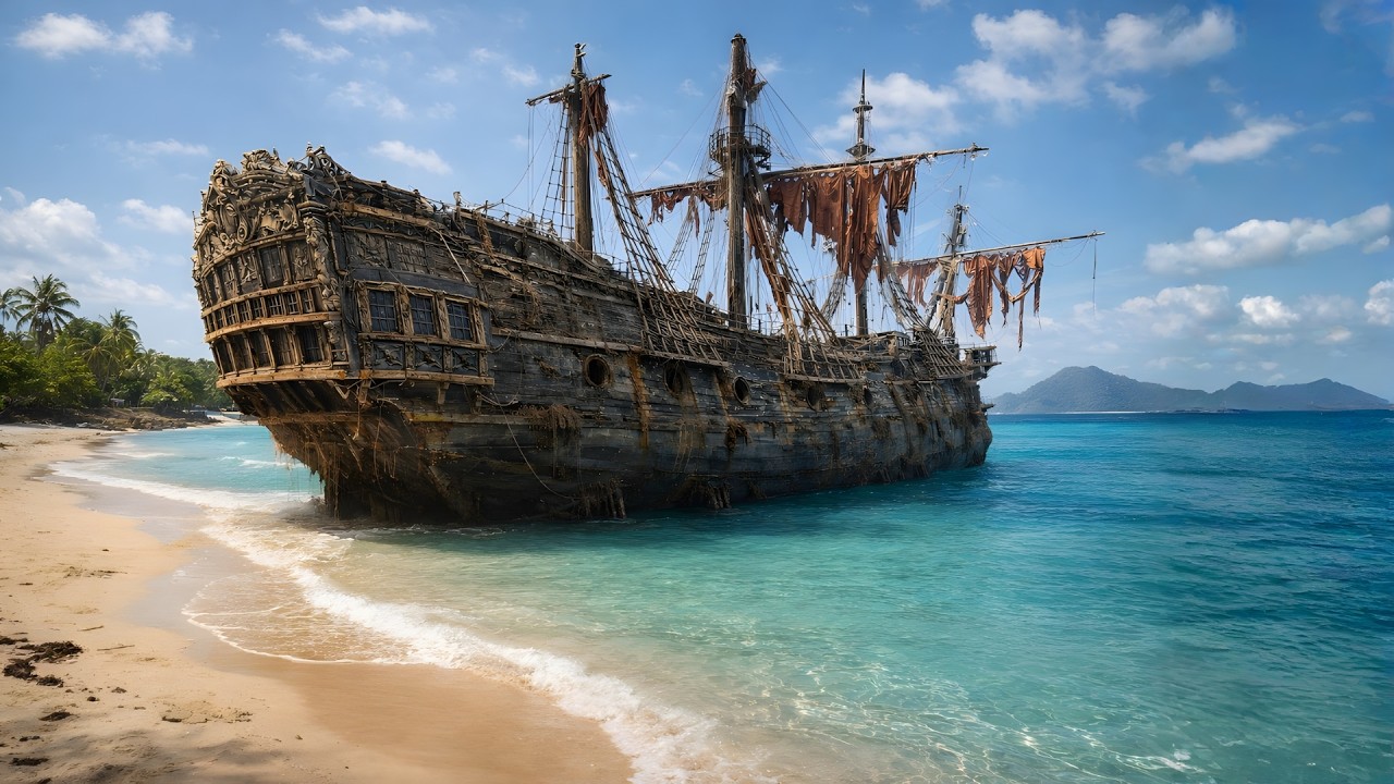 Impossible Recovery: 305-Year-Old Pirate Ship Hidden Underwater – 500 ...