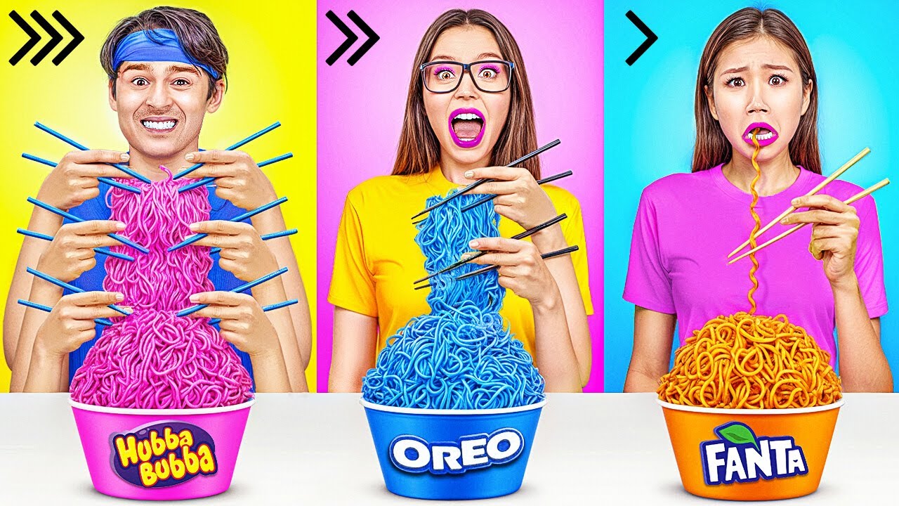 🍽️ FAST vs MEDIUM vs SLOW Eating Challenge! ⚡🥢🐢 Epic Speed Food Battles ...