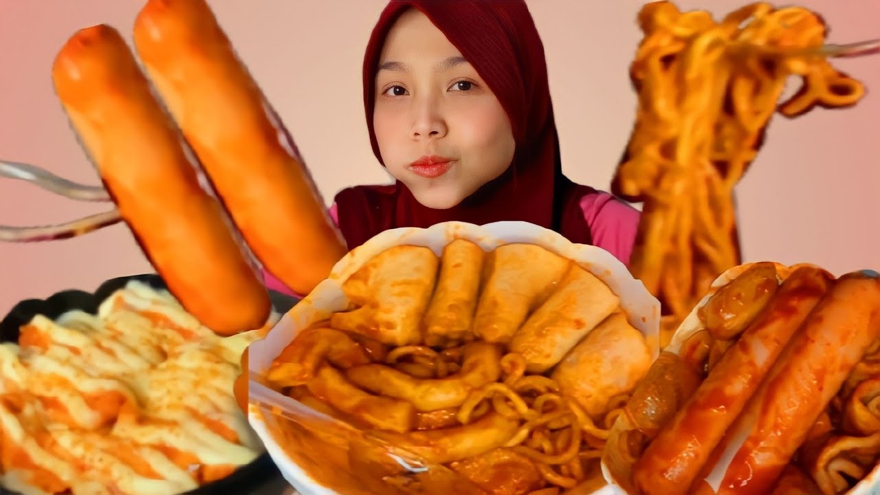 MUKBANG LAWSON RABOKKI🍜, ODENG🍢 & HOT CHICKEN MAYO🍛 - YouTube