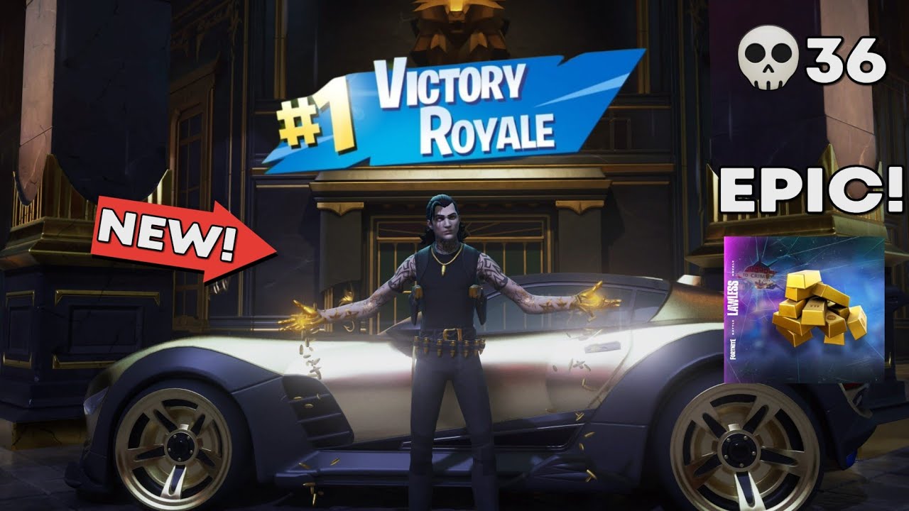*NEW* Fortnite Outlaw Midas Skin Gameplay!!! (Chapter 6 Season 2) - YouTube
