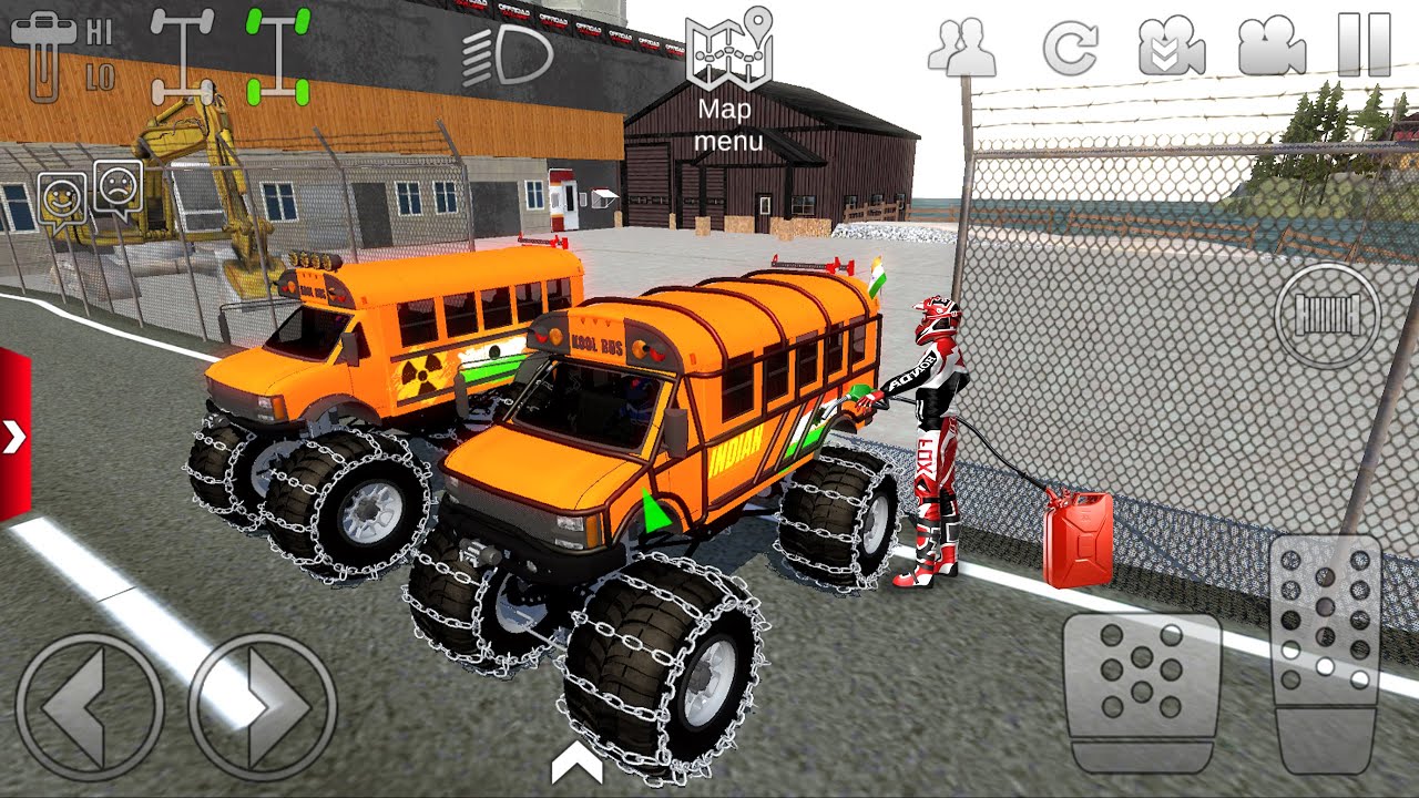 Bus Extreme Motor Indian Offroad #3 Dirt Bus driving - Offroad Outlaws ...