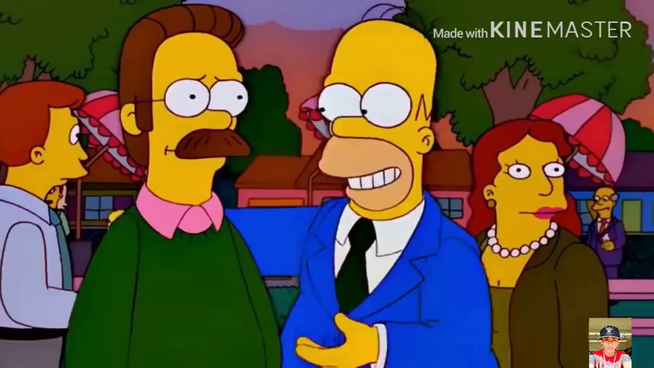 NED FLANDER EXTRAÑA A SU ESPOSA | LOS SIMPSONS, PARTE 1. - YouTube