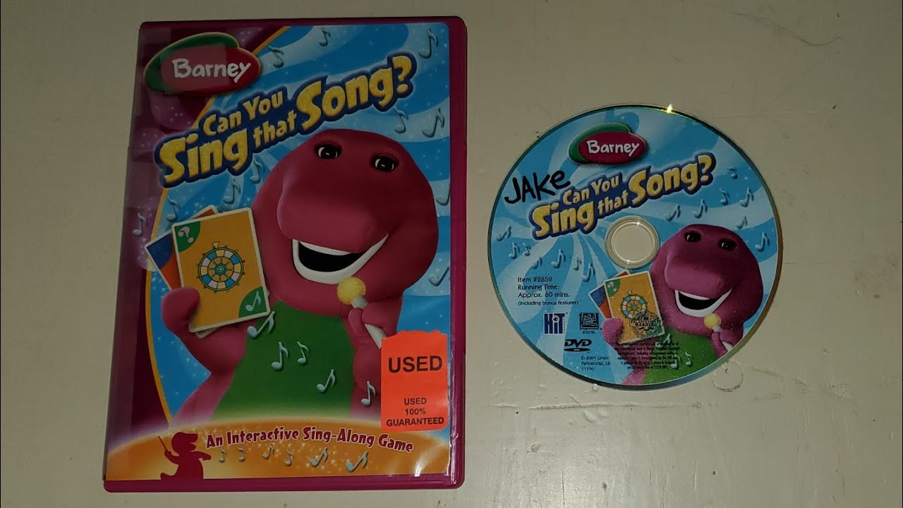 Opening To Barney Can You Sing That Song? 2005 DVD - YouTube