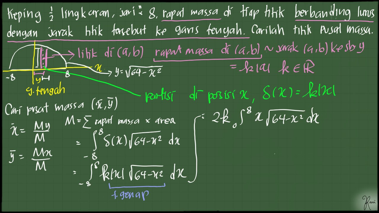 Rapat Massa Lamina Tak Homogen - YouTube