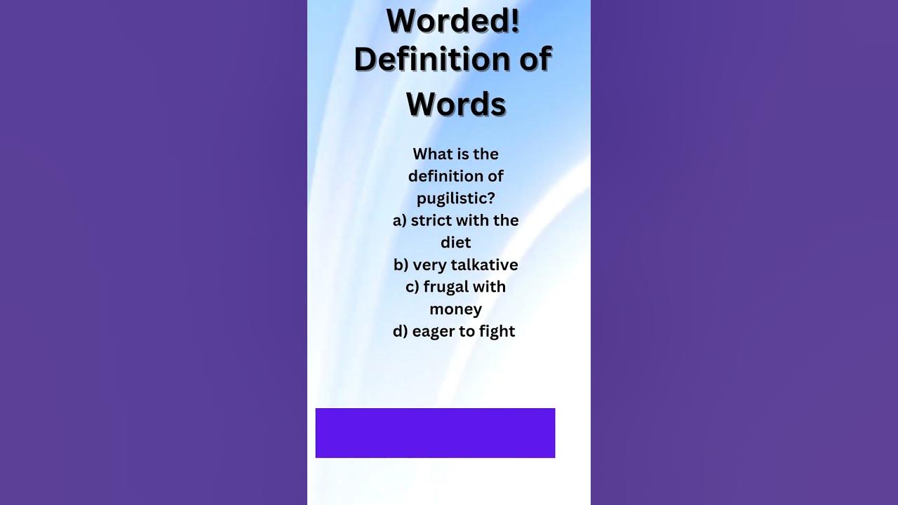 Definition of words. - YouTube
