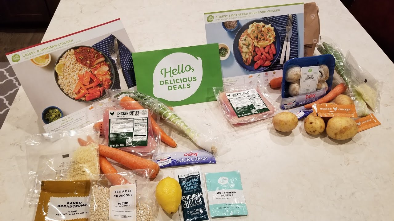 UNBOXING - Hello Fresh Subscription Box - YouTube