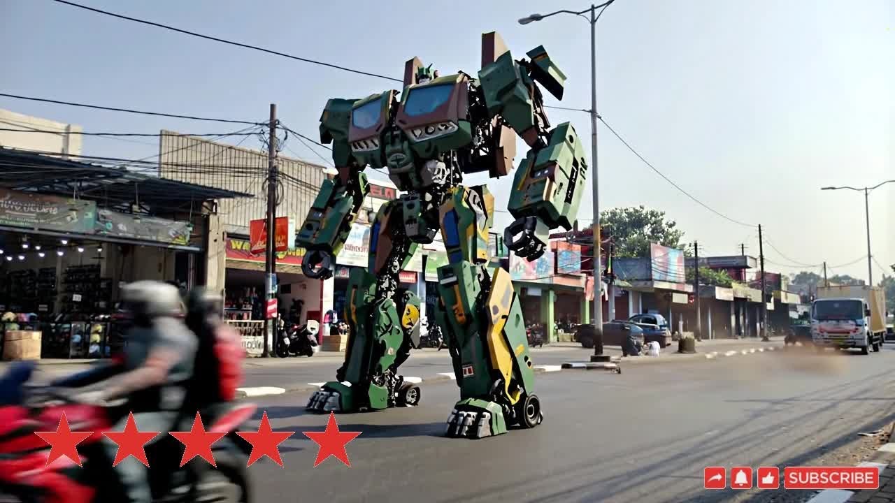 DIBUAT OLEH AI - MOBIL BIASA BERUBAH JADI ROBOT?! TRANSFORMASI EPIK! | EPISODE 386 - YouTube