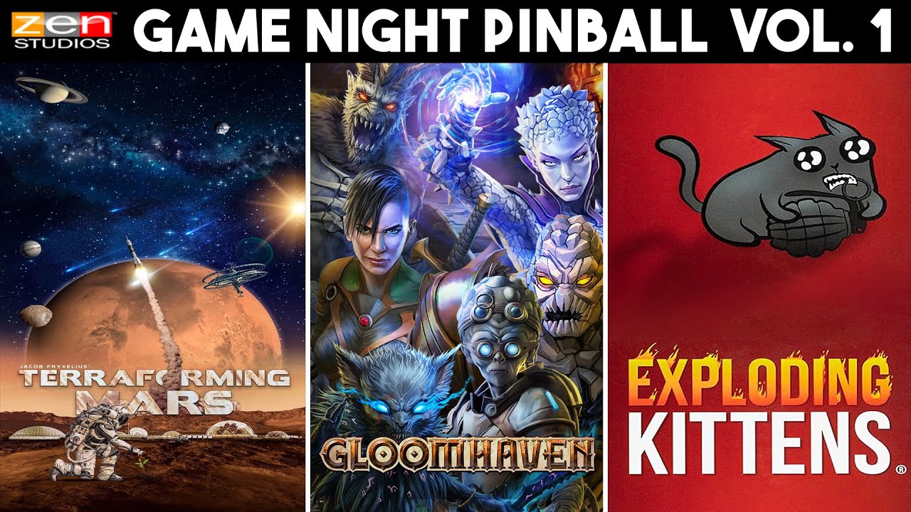 New Game Night Pinball tables from Zen Studios! - YouTube