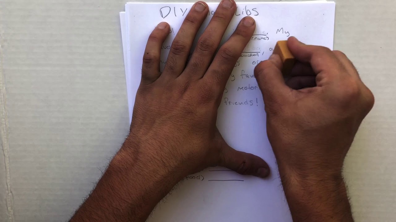 How To Make Your Own Mad Libs With Mr Luke YouTube How To Make Your Own Mad Libs With Mr Luke YouTube