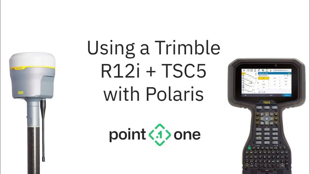 How to Use a Trimble R12i + TSC5 with Point One Navigation's Polaris RTK Corrections - YouTube