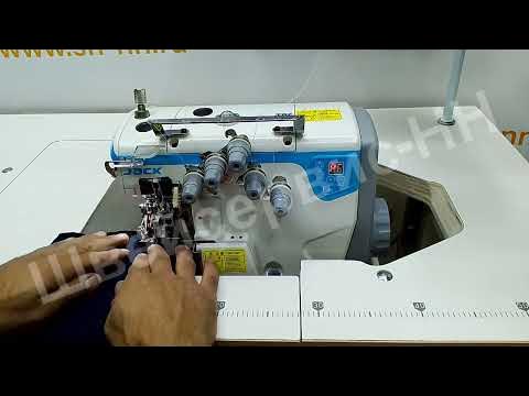 Оверлок шестиниточный JACK E4S-6-03_333 - YouTube