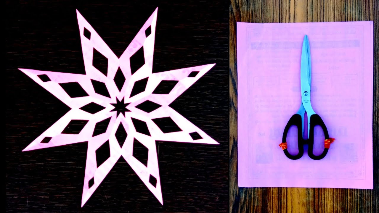 # beautiful kagaj cutting design step by step tips कागज़ की कटिंग से ...
