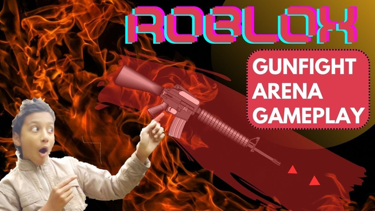 roblox gunfight arena gameplay | super popo game saad - YouTube