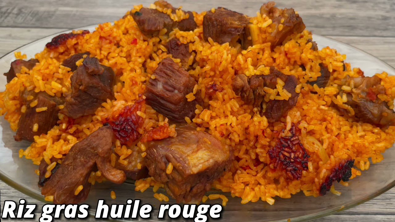 Riz au gras à l’huile rouge. - YouTube