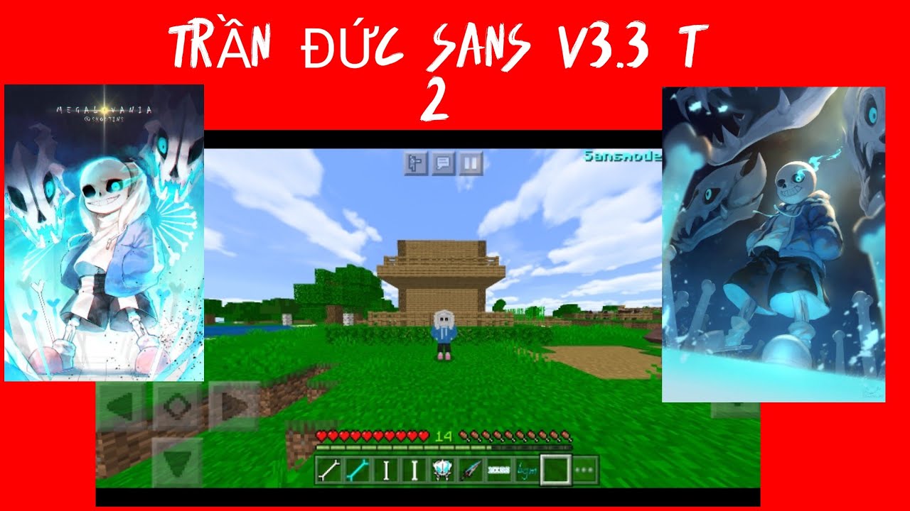 TRẦN ĐỨC TRỞ THÀNH SANS V3.3 T2 TRONG MINECRAFT PE TRẦN ĐỨC SANS V3.3 ...