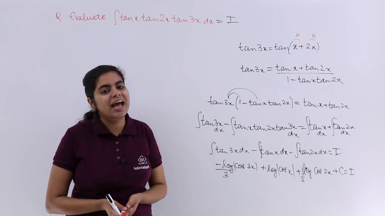 Class 12th Integral Of Tanx Tan2x Tan3x Dx Integrals Tutorials Class 12th Integral Of Tanx Tan2x Tan3x Dx Integrals Tutorials