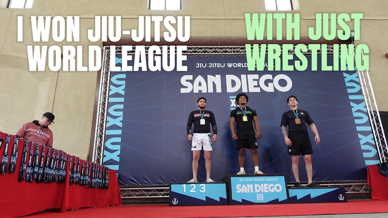 I WON JIU-JITSU WORLD LEAGUE WITH JUST WRESTLING - YouTube