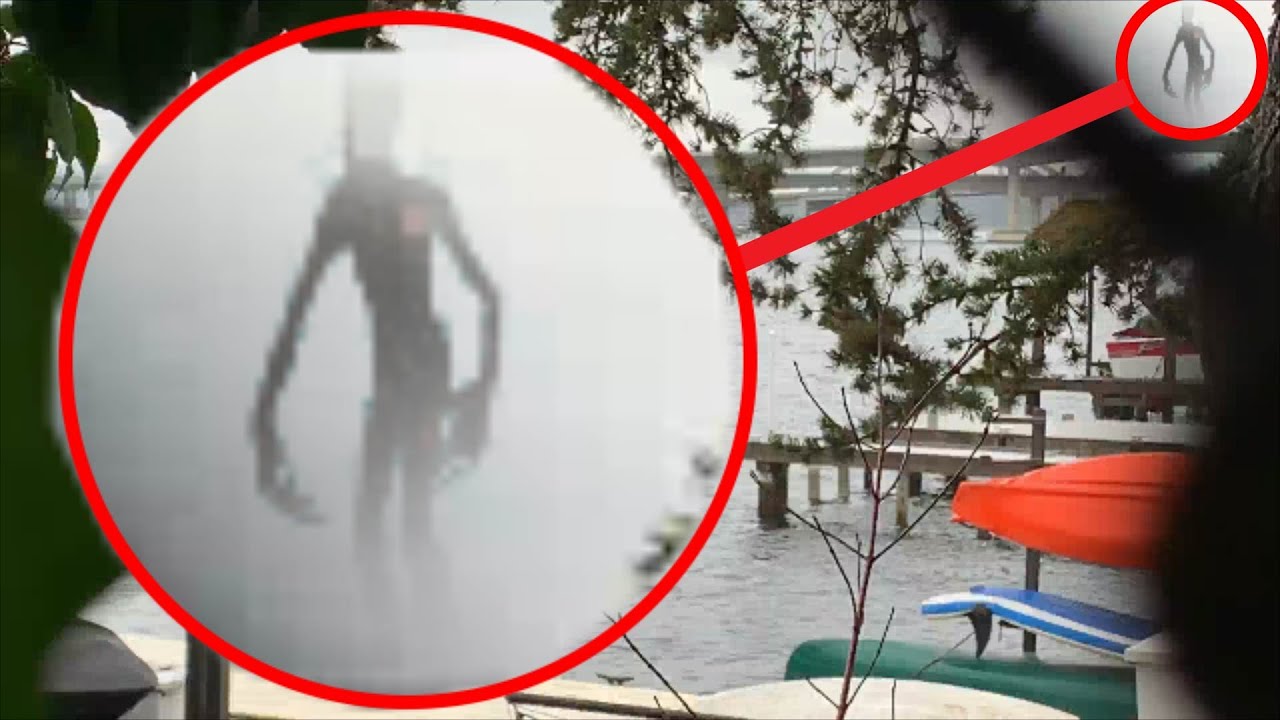 Unknown Humanoid Creature crossing the bridge - YouTube