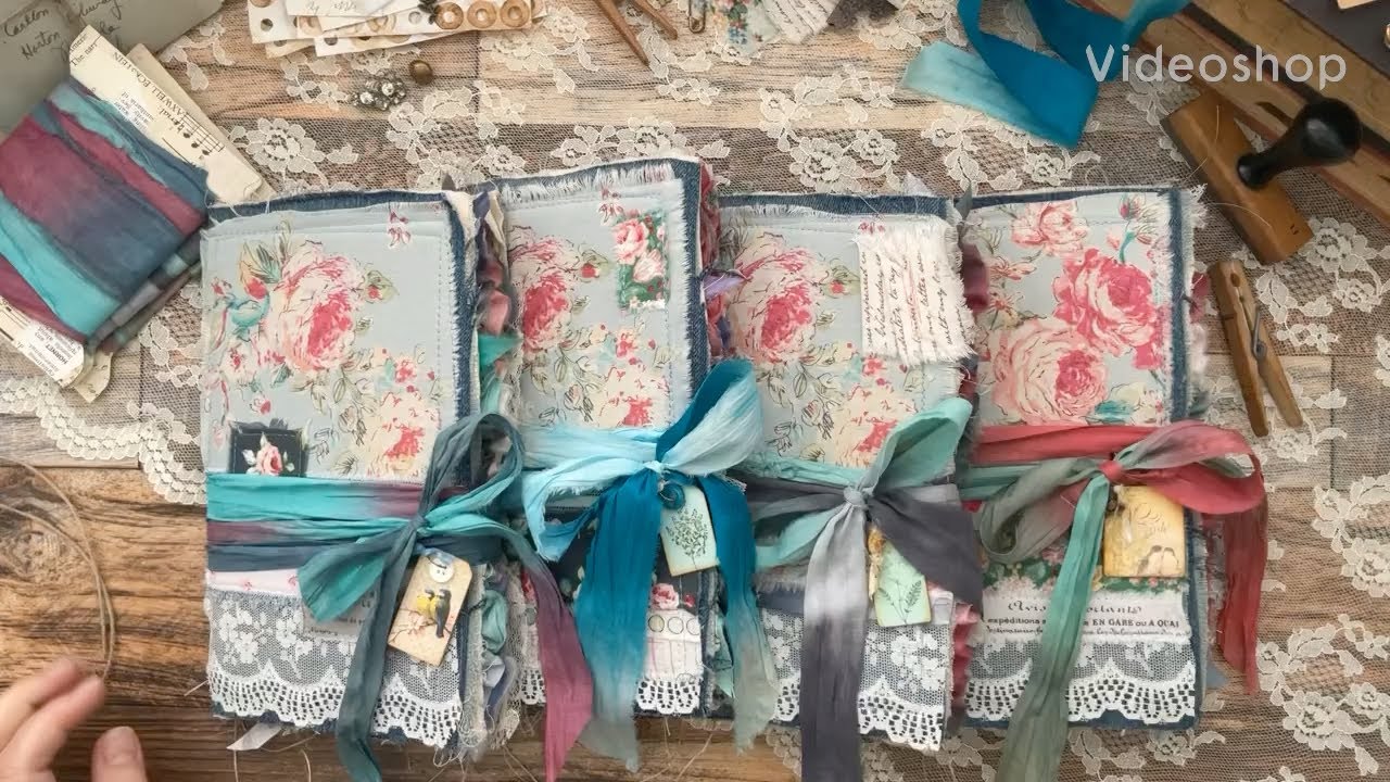 Patchwork Floral Journal Collection - Flip Thru (Part 2) - YouTube