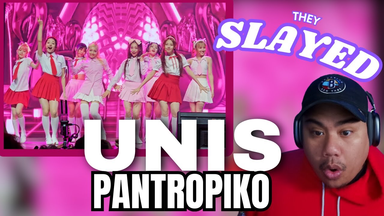 UNIS - PANTROPIKO COVER! (UNIS in Curious Land Manila) REACTION! THEY ...