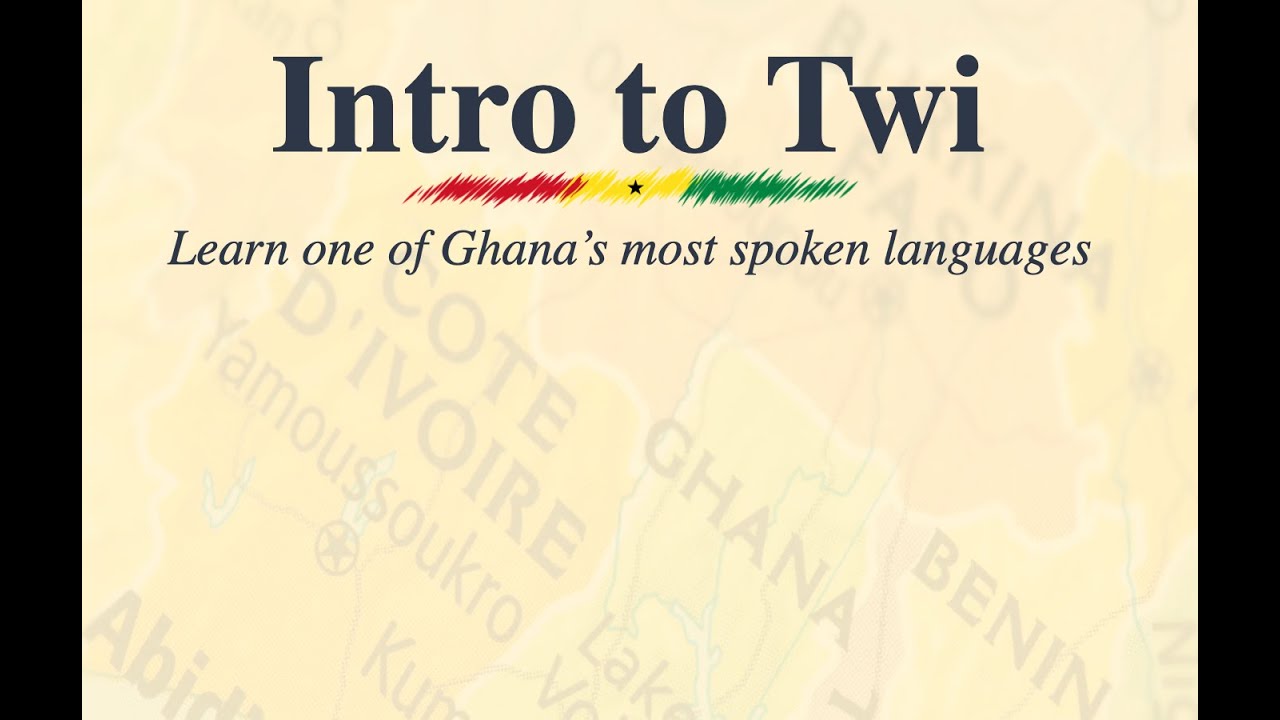 Intro Twi Lesson 3: Alphabet and Vocabulary - YouTube