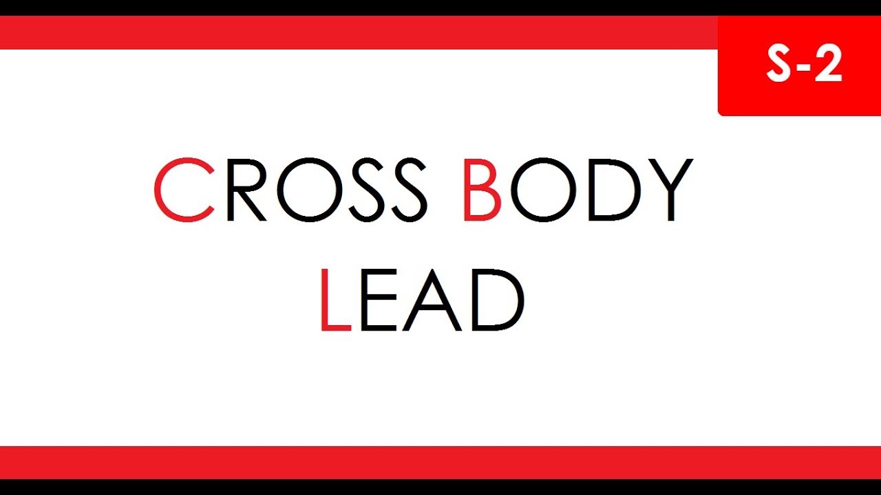 APRENDE A BAILAR SALSA - CROSS BODY LEAD - YouTube