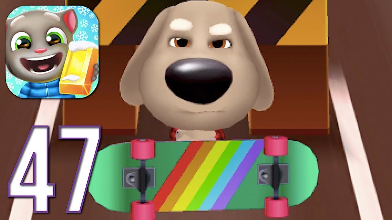 Talking Tom Gold Run - Skateboarding Talking Ben - YouTube