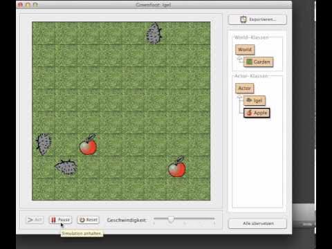 Greenfoot Tutorial Teil 1 - Grundbegriffe Klasse und Objekt, Parameter - YouTube