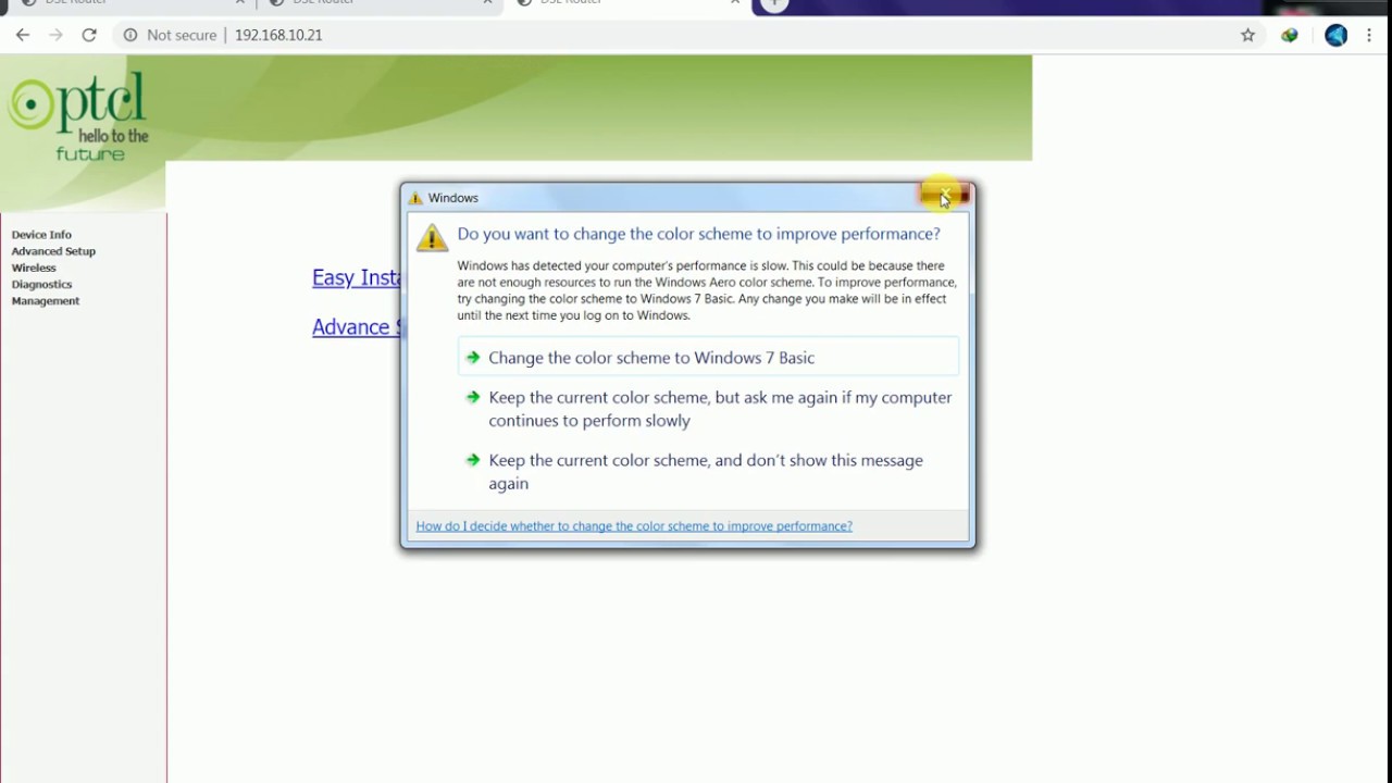 how to change IP address of Ptcl router urdu hindi - YouTube