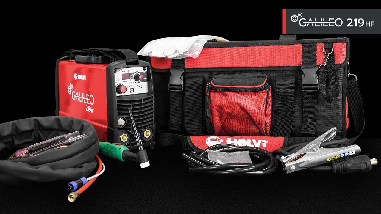 HELVI S.p.A.: Nuovo inverter Galileo TIG 219HF - YouTube