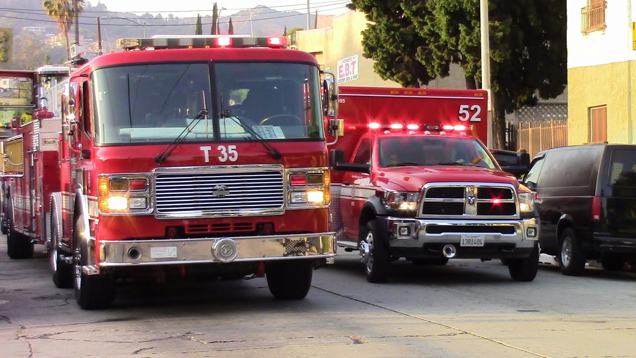 (Air Horn) LAFD Rescue 52 - YouTube