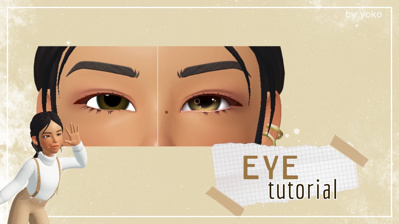 Eye tutorial for ZEPETO || simple - 【IbisPaint X】 - YouTube