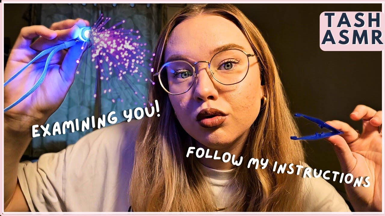 ASMR Examining YOU! Follow My Instructions! - YouTube